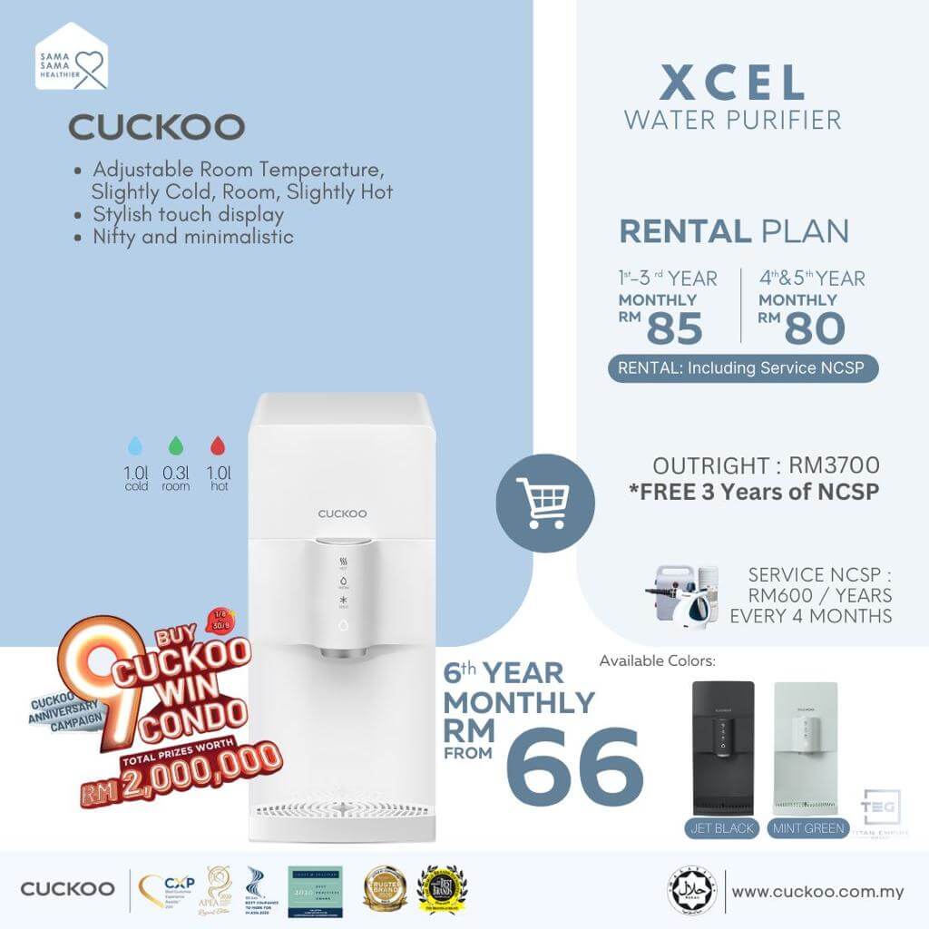 Penapis Air Cuckoo Malaysia Murah & Terbaru Updated 2024